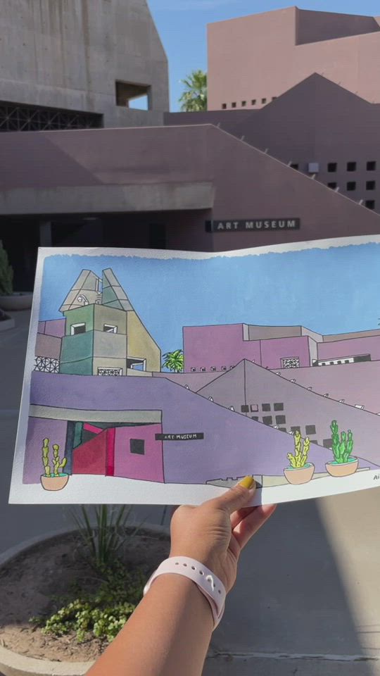 LocalBuzz | Commission drawing for the ASU Art Museum. Follow me on IG ...
